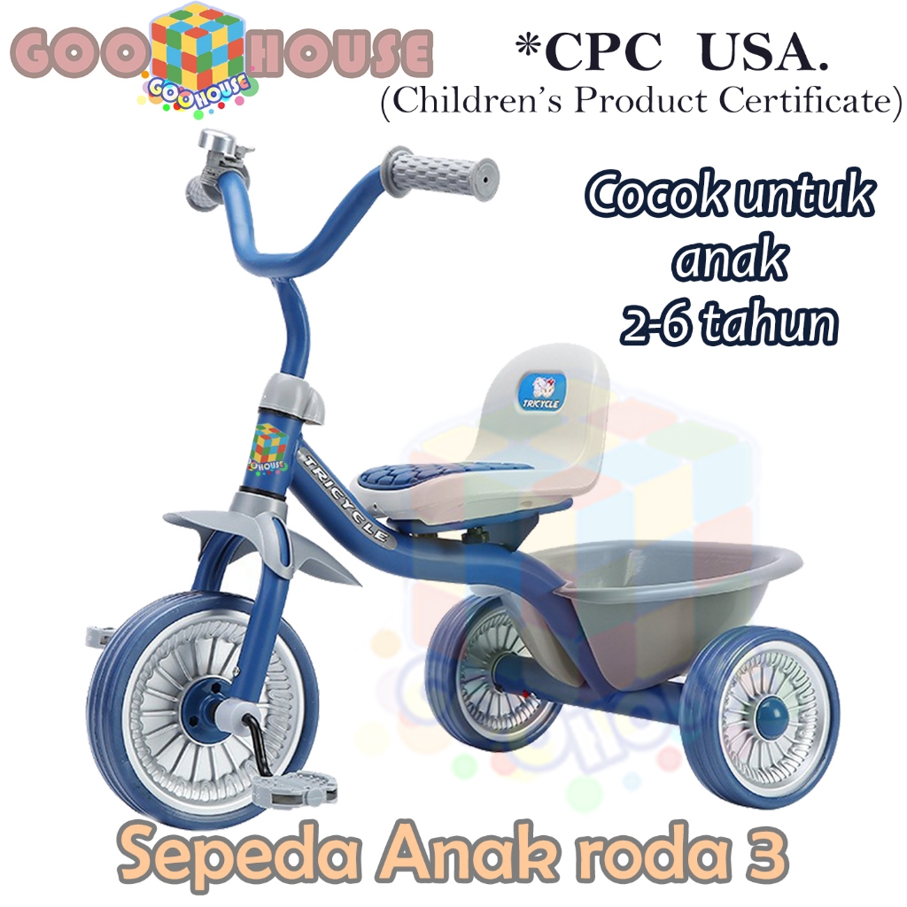 Jual Sepeda Anak Tricycle Becak Anak SEPEDA ANAK RODA 3 Balance Bike ...