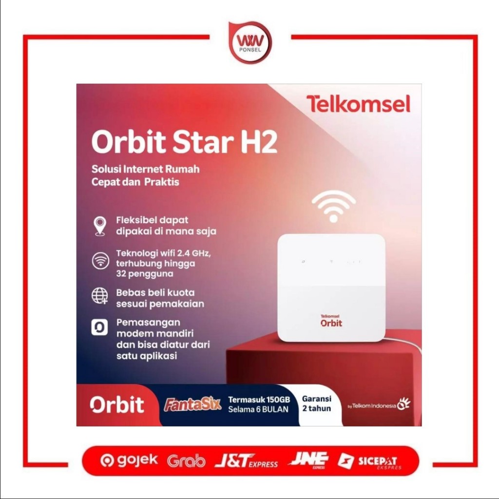 Jual Orbit Star H2 Modem Router Wifi Telkomsel 4G | Shopee Indonesia