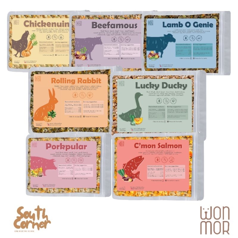 Jual WONMOR COOKED FOOD- makanan anjing- 500GR | Shopee Indonesia