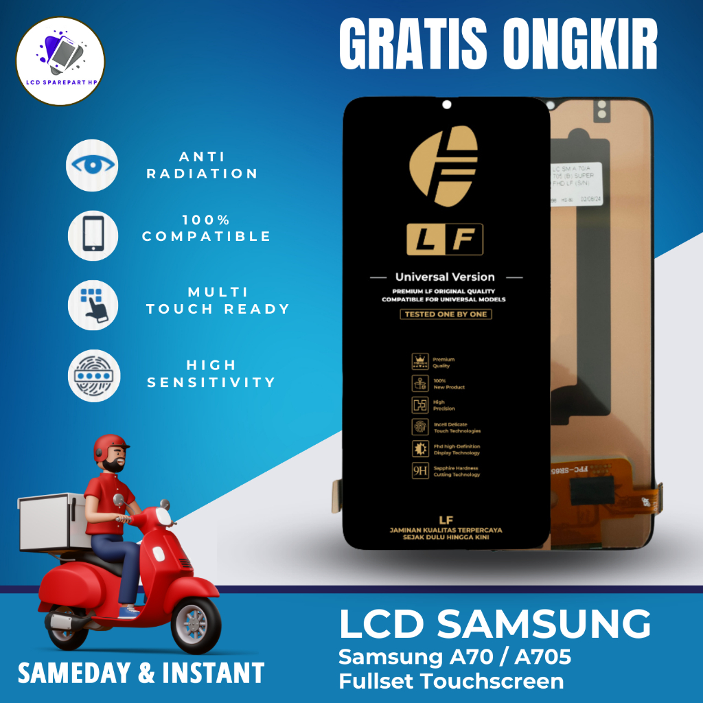 Jual LCD SAMSUNG A70 / A705 FULLSET TOUCHSCREEN | Shopee Indonesia
