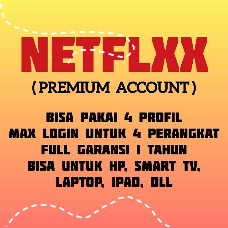 Jual NETFLIXXX 1 TAHUN PREMIUM FULL GARANSI UHD/4K [TERMURAH] | Shopee Indonesia