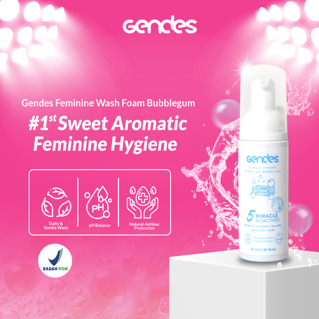 Jual Gendes Sweet Aromatic Feminine Care Wash Foam Bubble Gum 5 Miracle ...