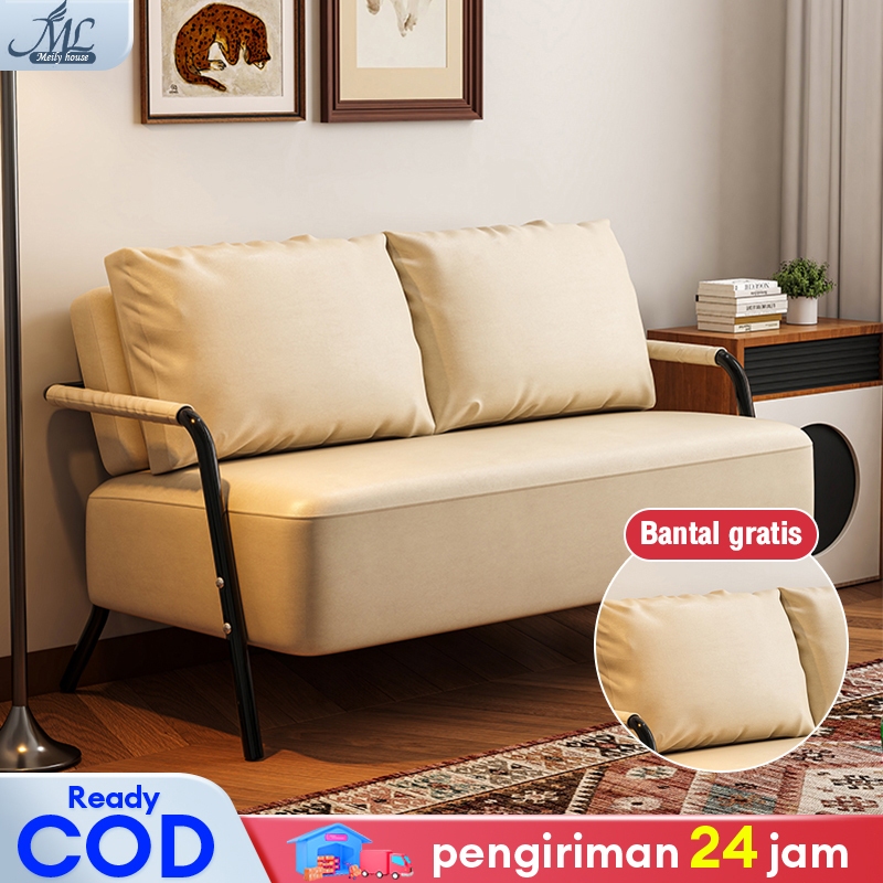Jual Sofa Minimalis 2 seater / Sofa Ruang Tamu Modern Sofa Bed Kursi ...