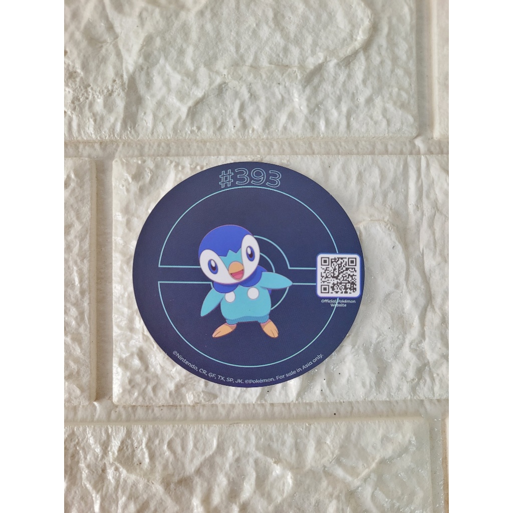 Jual Oreo Pokemon Circular Card Piplup New Official Kartu Pokemon ...