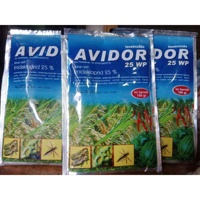 Jual Insektisida Avidor 25 WP 100 gram | Shopee Indonesia