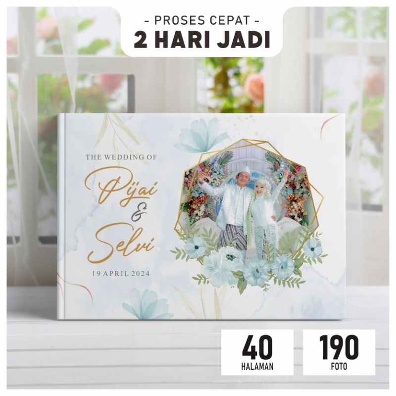 Jual ( 2 HARI JADI ) Photobook Megazine / Album Foto Wedding / 40 ...