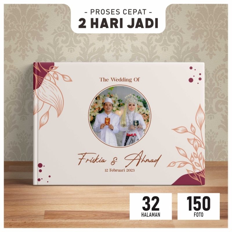 Jual ( 2 HARI JADI ) Photobook Wedding / Album Foto Wedding / Megazine ...