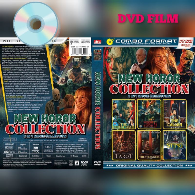 Jual Kaset Film Barat Koleksi Horor Campuran Terbaru Isi 6 Judul Teks Indonesia | Shopee Indonesia
