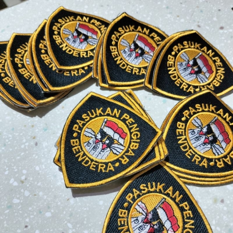 Jual Logo paskibra BORDIR logo PASKIBRA bordir untuk seragam paskibra ...