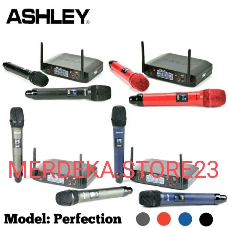 Jual Mic Wireless ASHLEY PERFECTION Microphone - ORIGINAL | Shopee ...