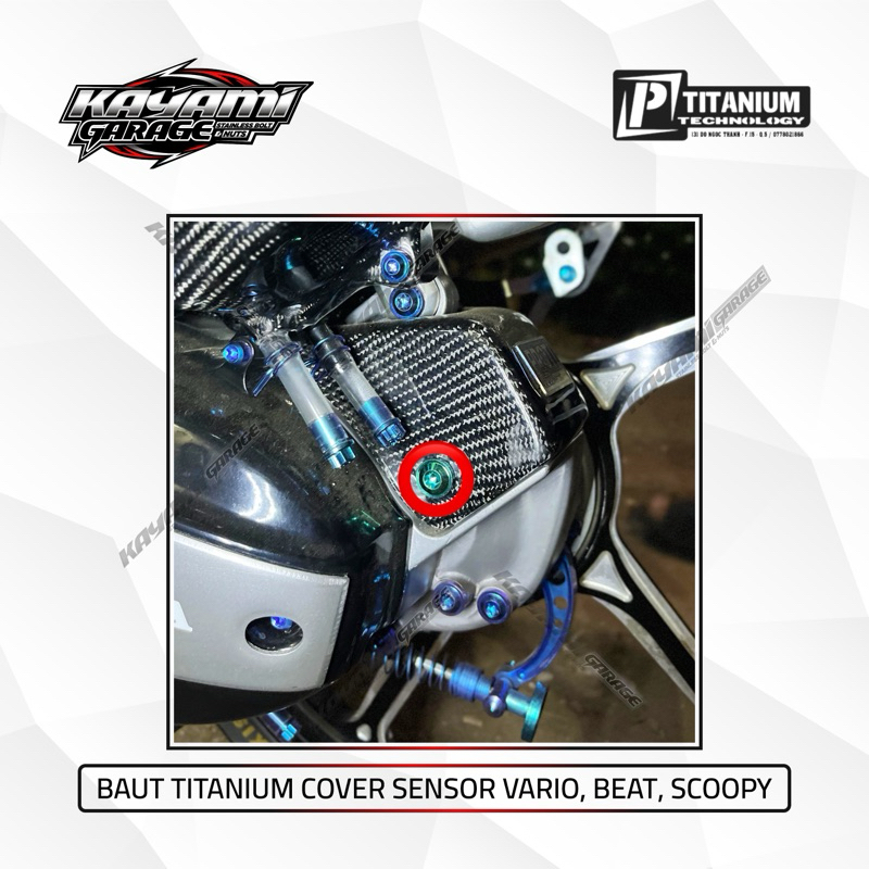 Jual Baut Titanium cover sensor matic | Shopee Indonesia