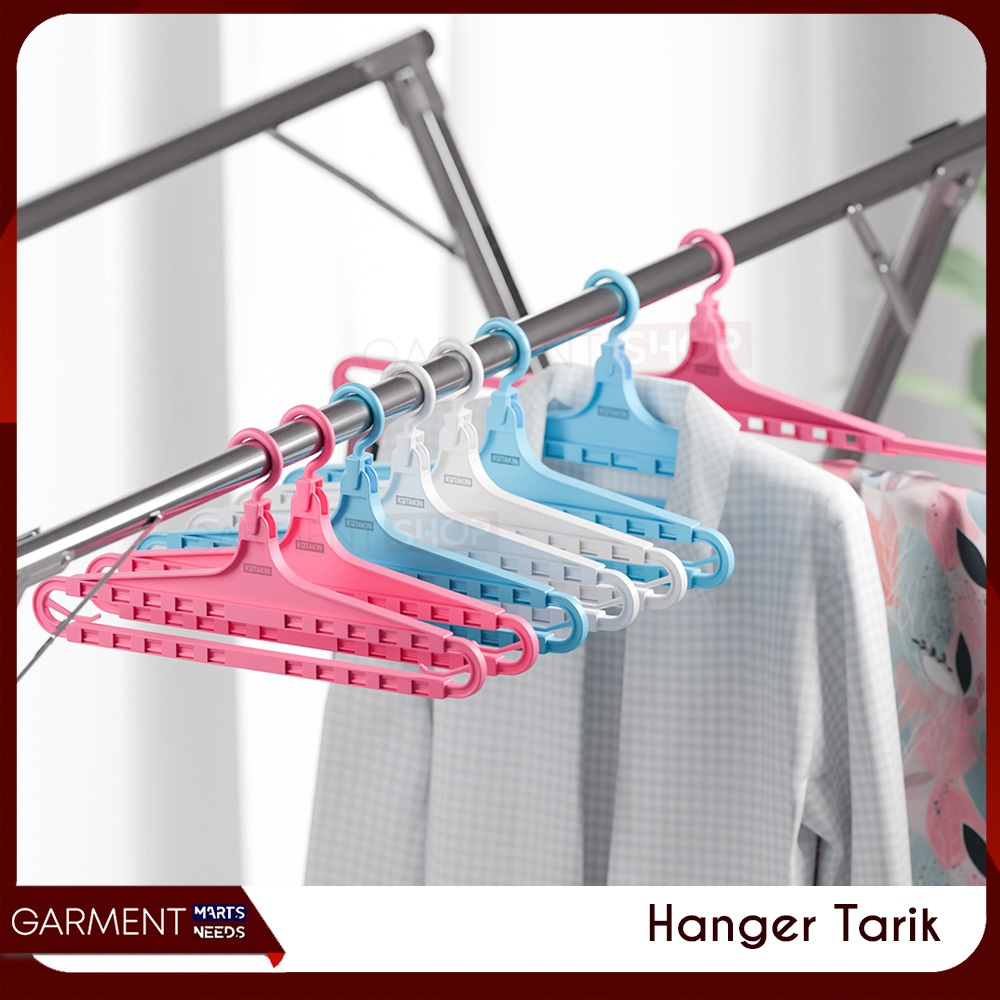 Jual Gantungan Tarik Hanger Lebar Untuk Handuk Sajadah Selimut Pakaian ...