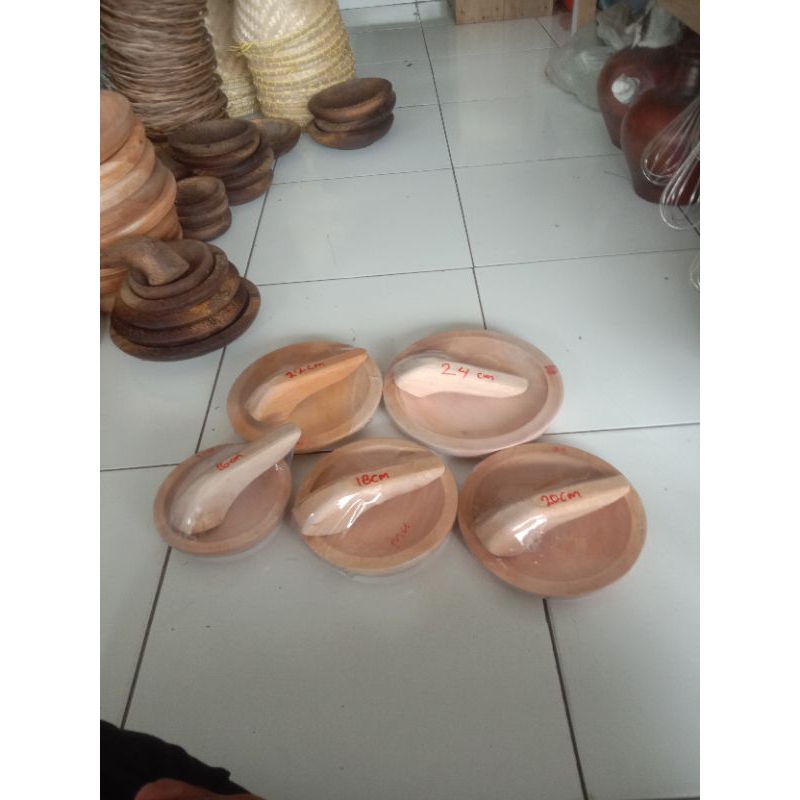 Jual ulekan kayu natural ukuran kecil - jumbo | Shopee Indonesia