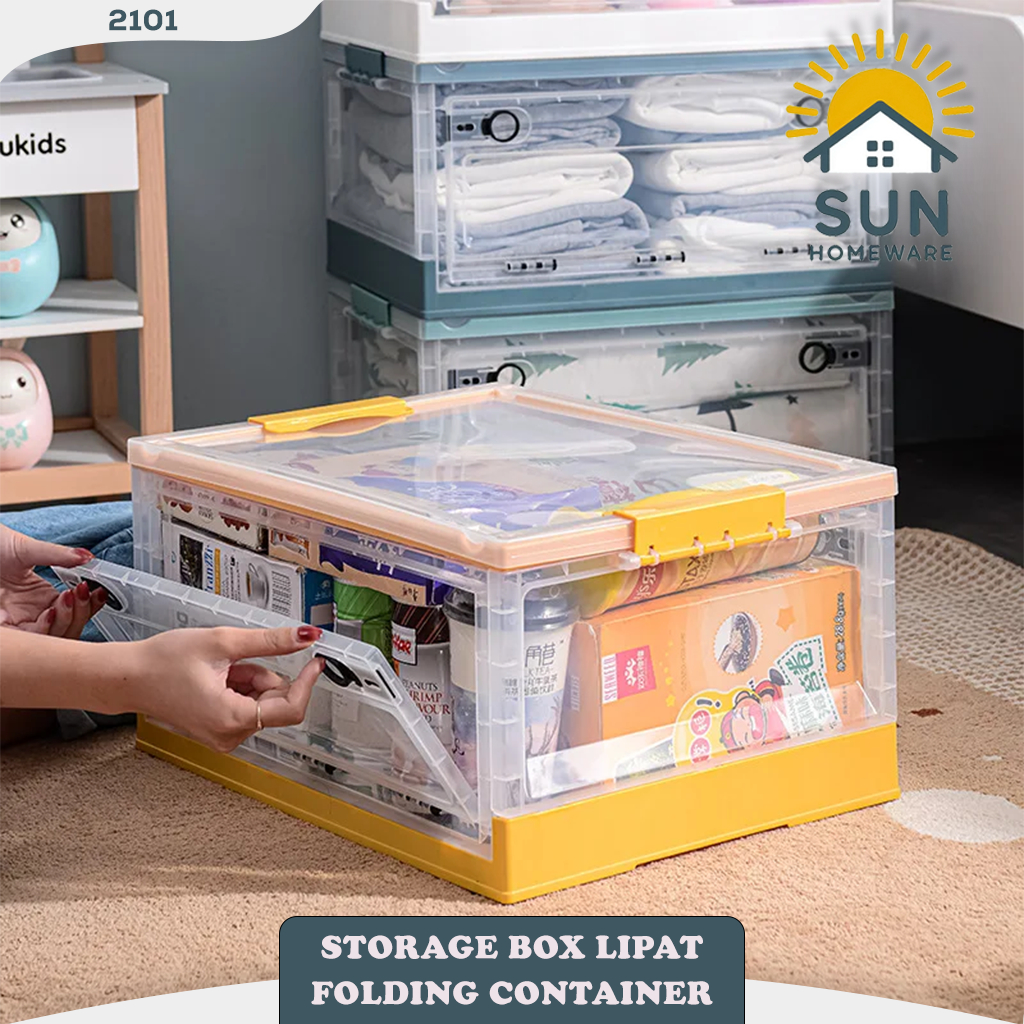 Jual SUN Storage Box Lipat 2101/ Folding Container Box Tempat Baju ...