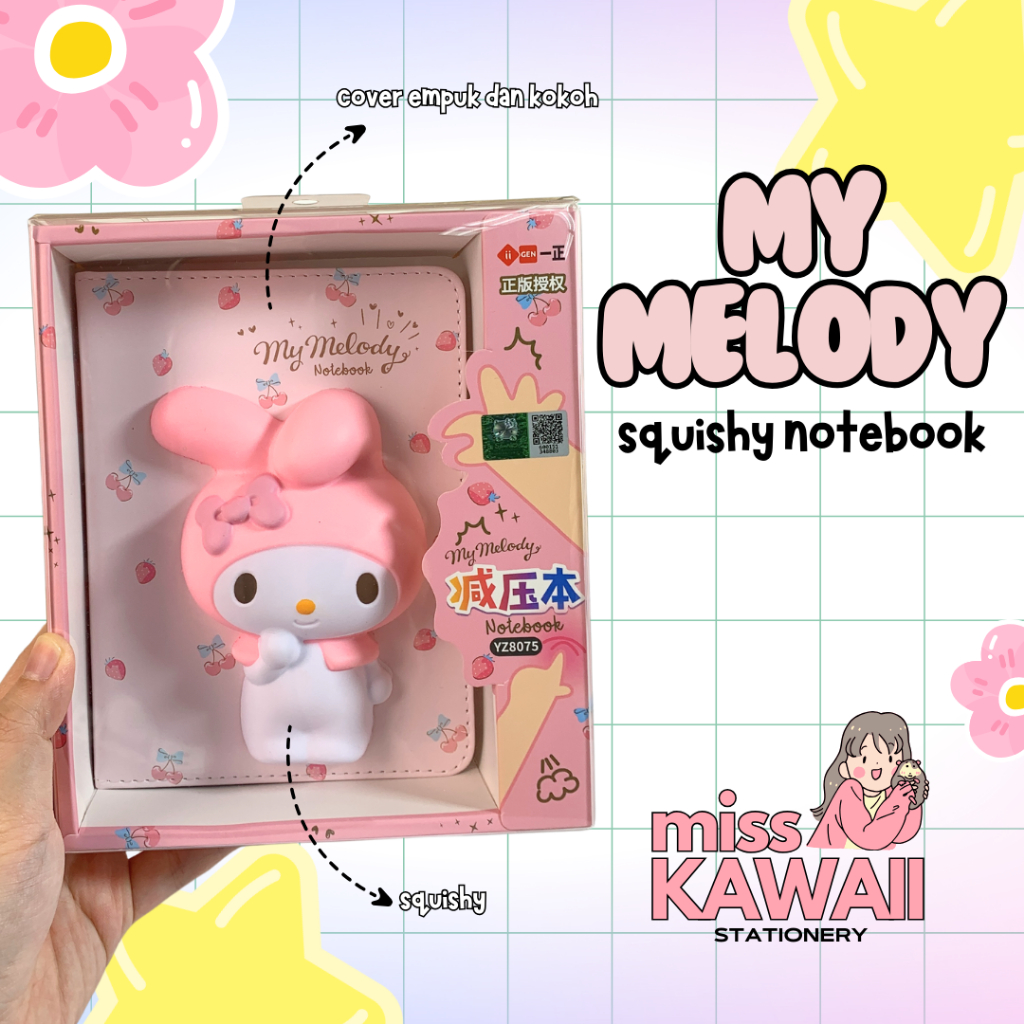 Jual Melody Squishy Notebook IIGEN YZ8075 /Notebook Squisy/Buku Catatan ...