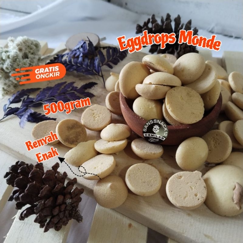 Jual Kue Egg Drops / Egg Drop Monde | Shopee Indonesia