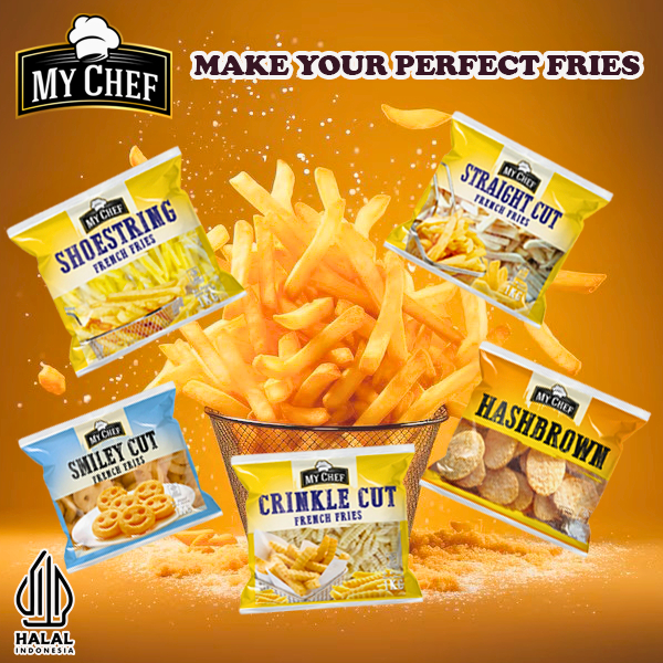 Jual KENTANG MY CHEF 1KG/MY CHEF FRENCH FRIES SHOESTRING/FRENCH FRIES STRAIGHT CUT/FRENCH FRIES ...