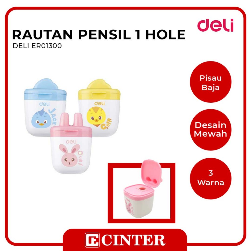Jual DELI - PERUNCING / RAUTAN PENSIL ER01300 | Shopee Indonesia