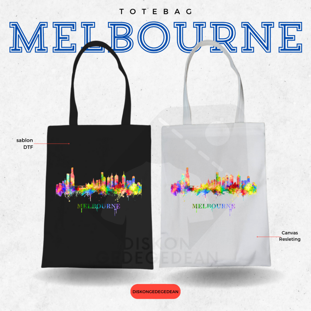 Jual Diskongedegedean Totebag Melbourne Souvenir Tas Oleh Oleh ...