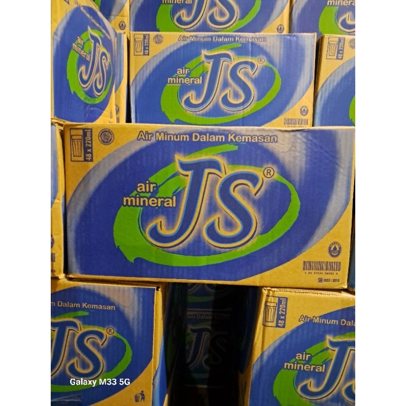 Jual JS Air Mineral 220 ml 1 dus isi 48 | Shopee Indonesia