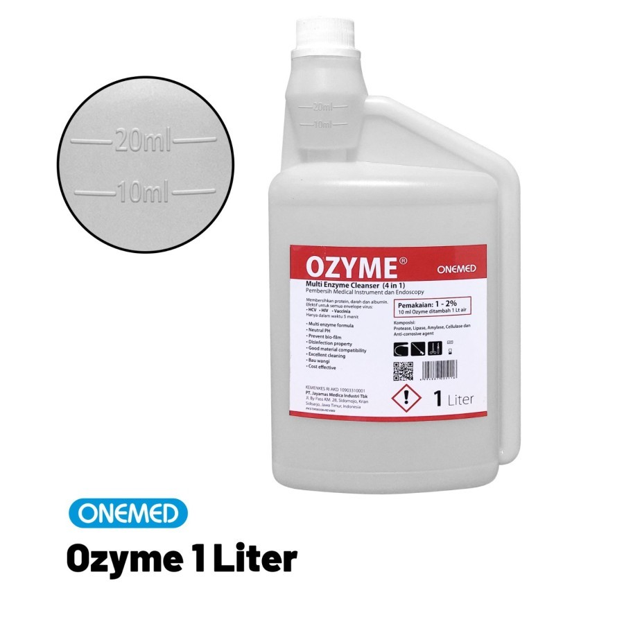 Jual ONEMED Ozyme Multi Enzyme Cleanser 1L (4 in 1) - Pembersih ...