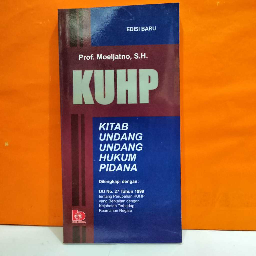 Jual Kitab Undang - Undang Hukum Pidana - KUHP - Edisi Baru | Shopee Indonesia