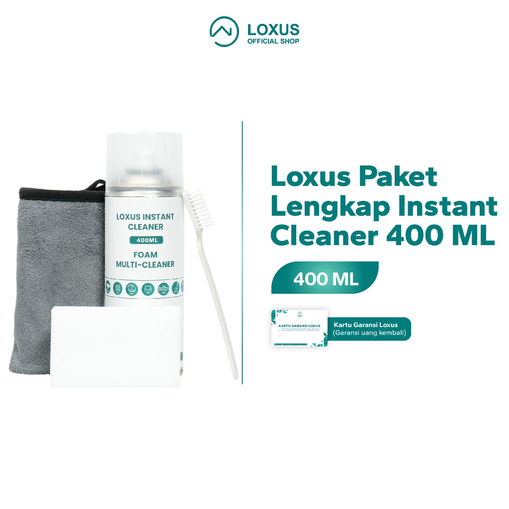 Jual Loxus Paket Lengkap Instant Cleaner 400ml | Shopee Indonesia