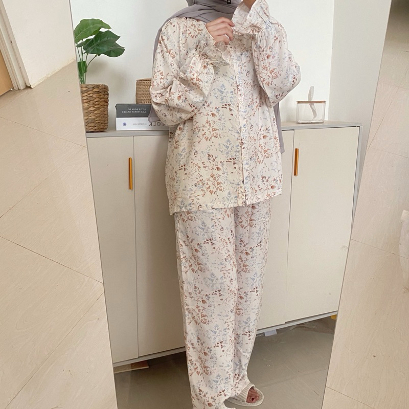 Jual MIERA One set pajamas kekinian / Intimate home dress | Shopee ...
