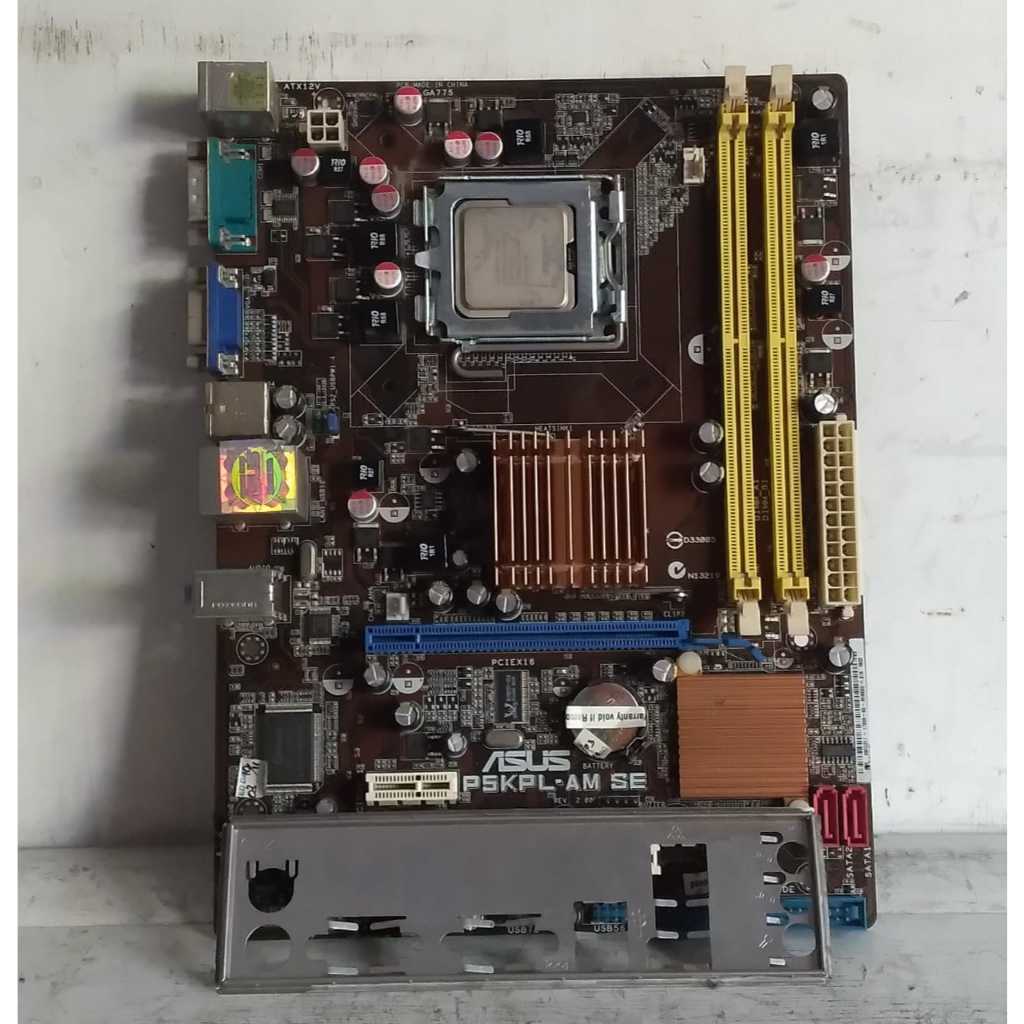 Jual Motherboard ASUS MODEL P5KPL-AM SE dan processor INTEL E5400 tanpa ...