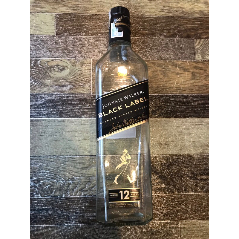 Jual botol bekas minuman Black label TANPA DUS botol antik botol unik ...