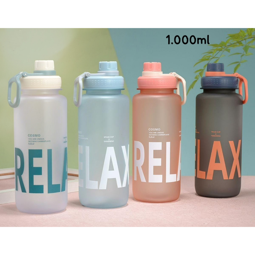 Jual Jual Botol Air Minum1000ML/Botol Air Minum RELAX 1000ML | Shopee ...