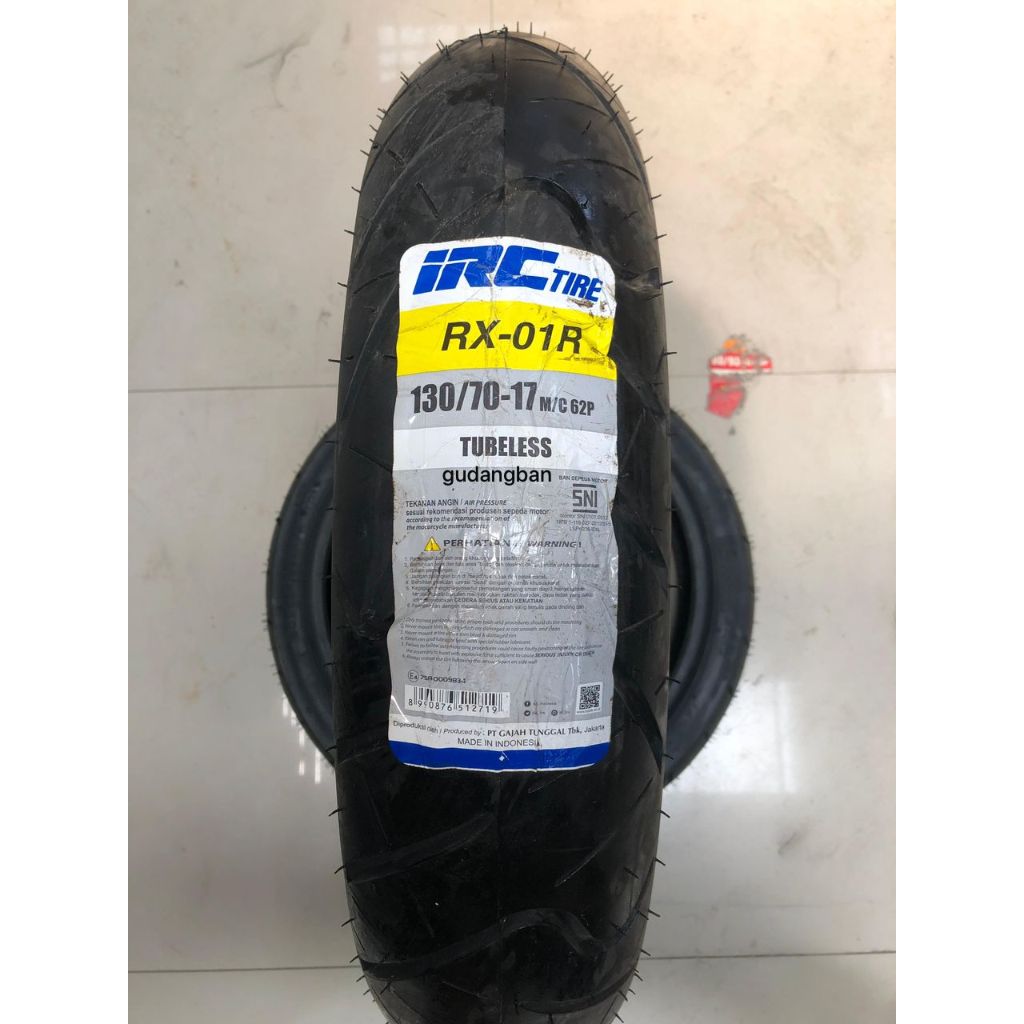 Jual ( RX-01 ) IRC 130 / 70 - 17 RX - 01R ban luar motor Ninja RING 17 ...