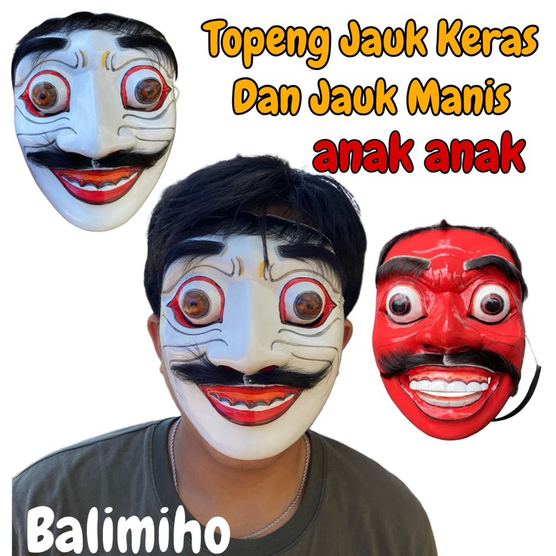 Jual Topeng Jauk Keras Anak - Topeng Jauk Bali - Tapel Jauk - Topeng ...