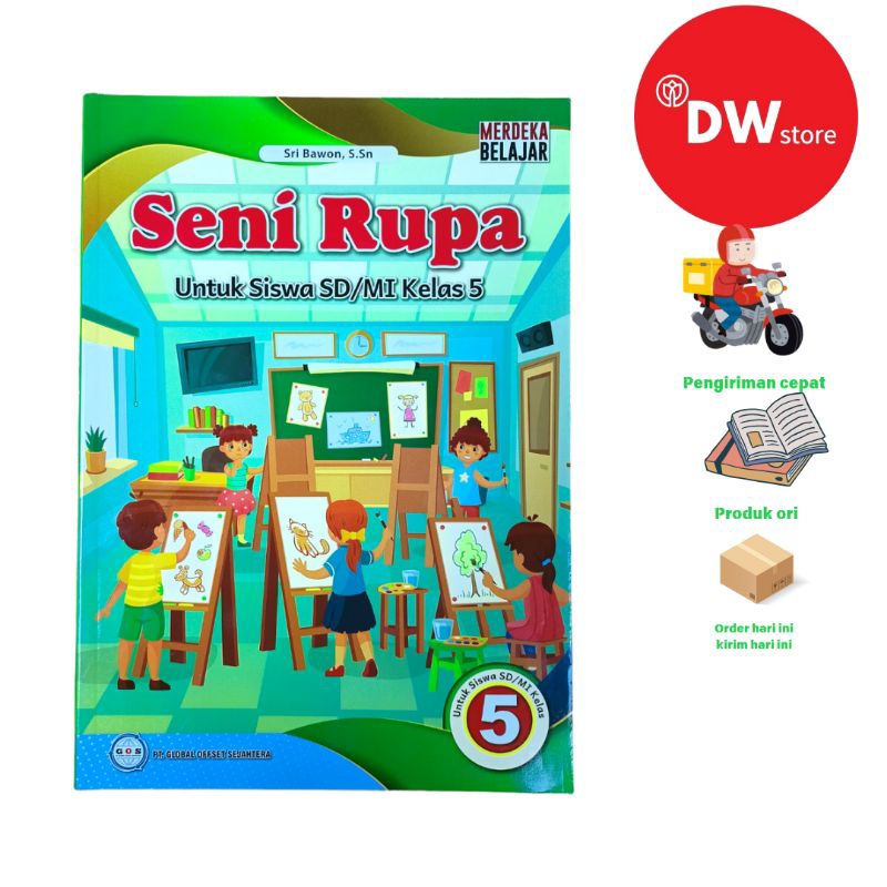 Jual Buku Seni Rupa Kelas 5 SD kurikulum Merdeka | Shopee Indonesia