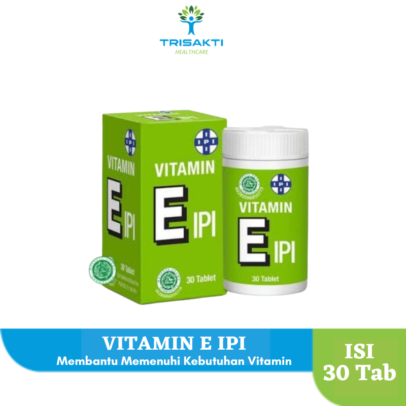 Jual IPI Vitamin E 50 MG 30 Tablet - Memelihara Kesehatan Kulit ...