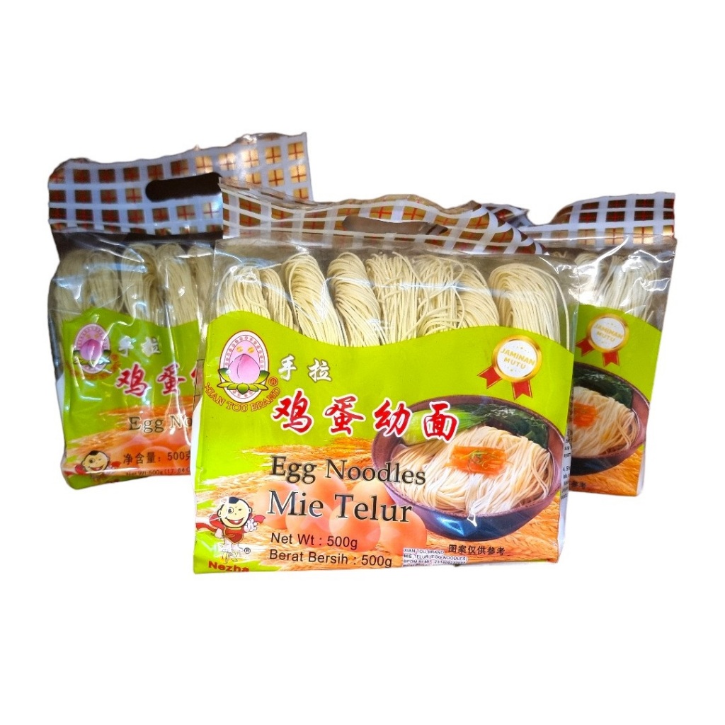 Jual Mie mi Telur Instan Egg Noodle Xian Tou Kering Impor 500 Gram ...