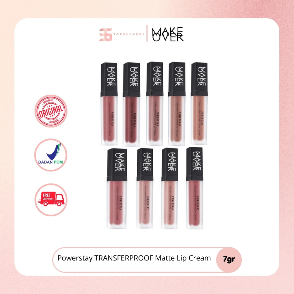 Jual Make Over Powerstay Transferproof Matte Lipcream | Shopee Indonesia