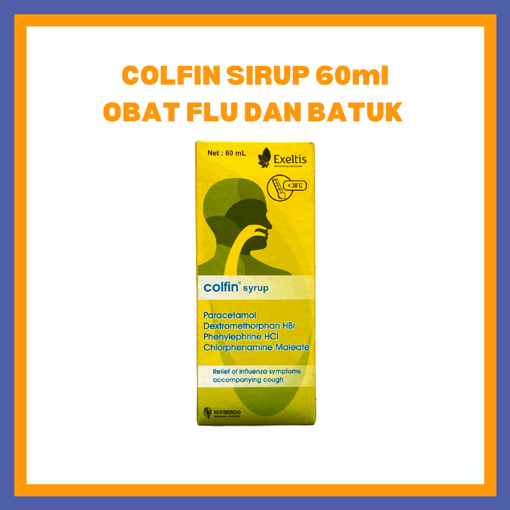 Jual COLFIN SIRUP OBAT FLU DAN BATUK 60 ml | Shopee Indonesia