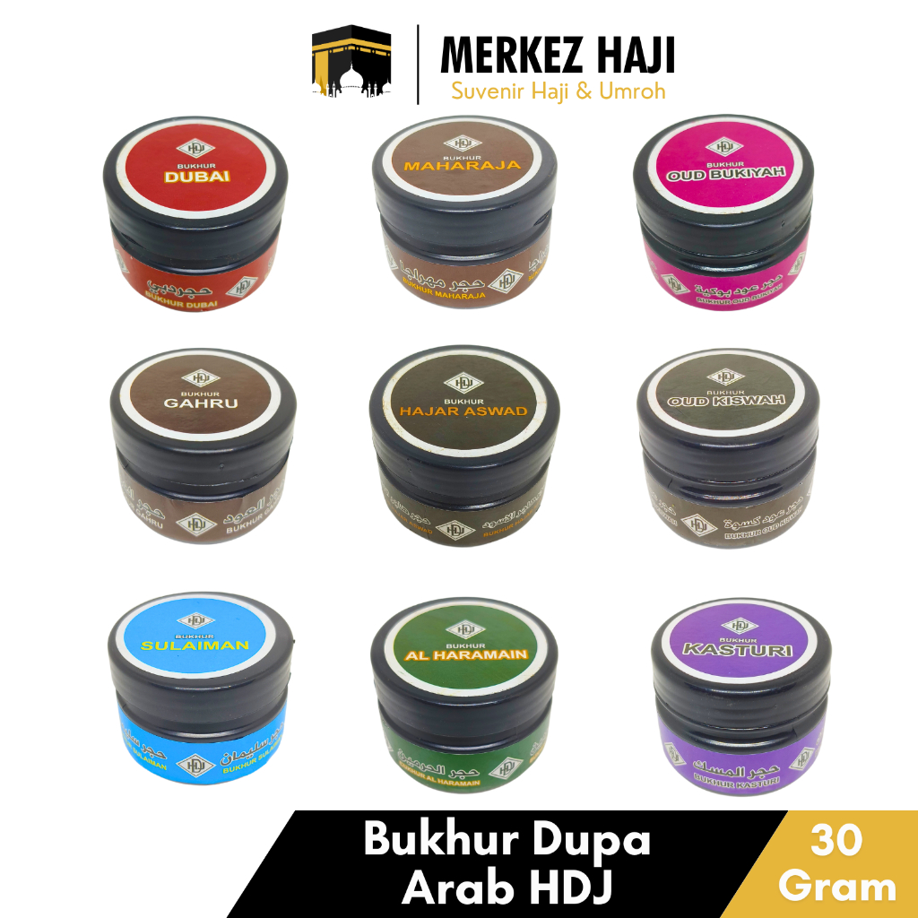 Jual Dupa Bukhur Buhur Bubuk Serbuk HDJ 30 Gram - Beragam Aroma ...