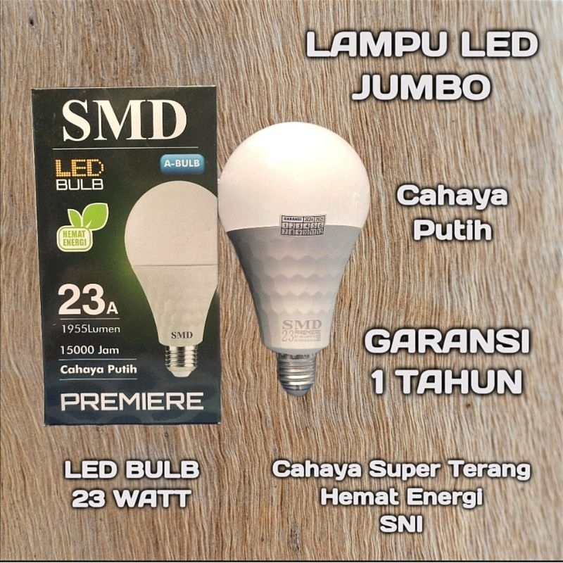 Jual Lampu LED Jumbo 23W SMD Premiere Garansi 1 Tahun | Shopee Indonesia