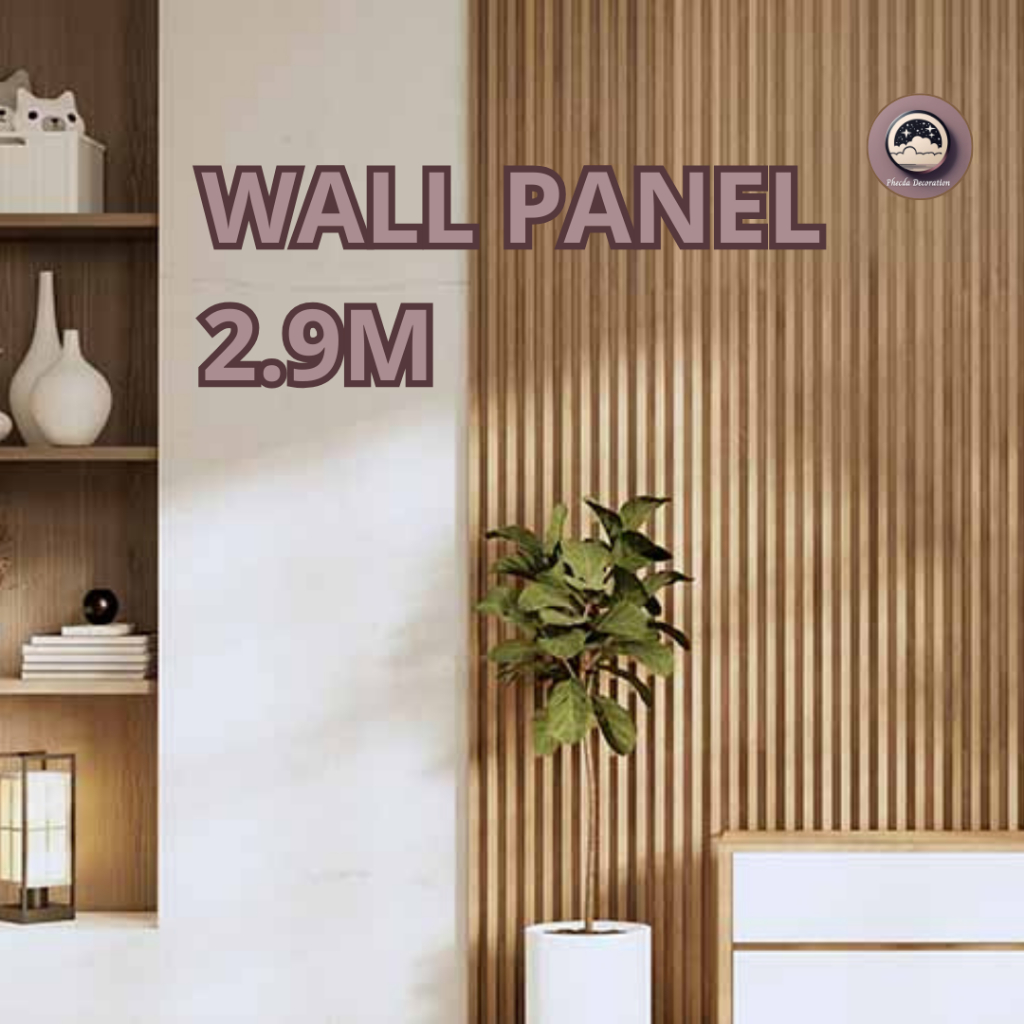 Jual Wood WPC Wall panel 2.9Meter*16cm Dekorasi Dinding Anti Rayap Dan ...