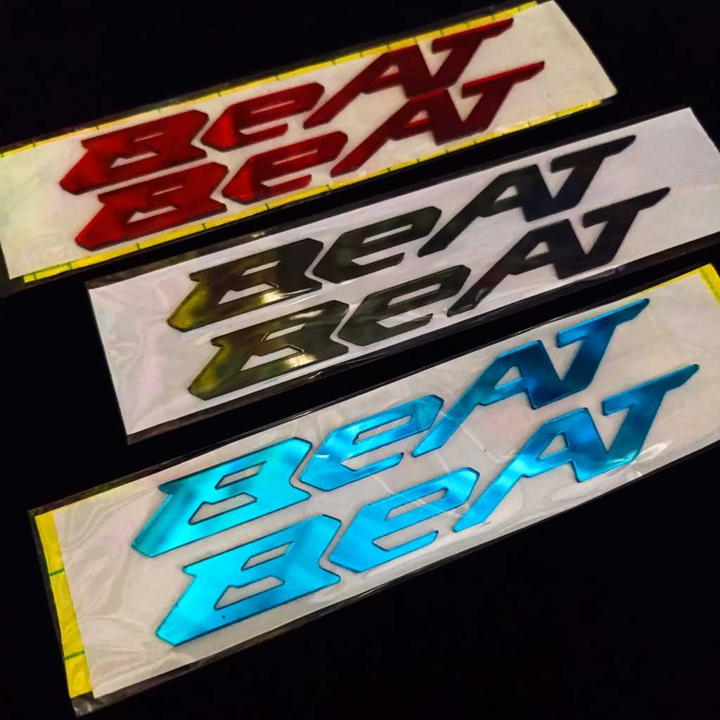 Jual Logo Akrilik / Emblem Akrilik Honda Beat Logo Sticker Karbu ...