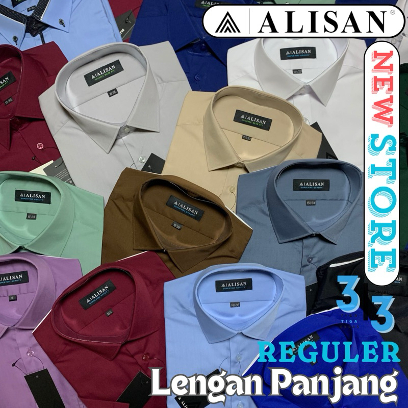 Jual ALISAN Polos Reguler Lengan Panjang Original | Shopee Indonesia