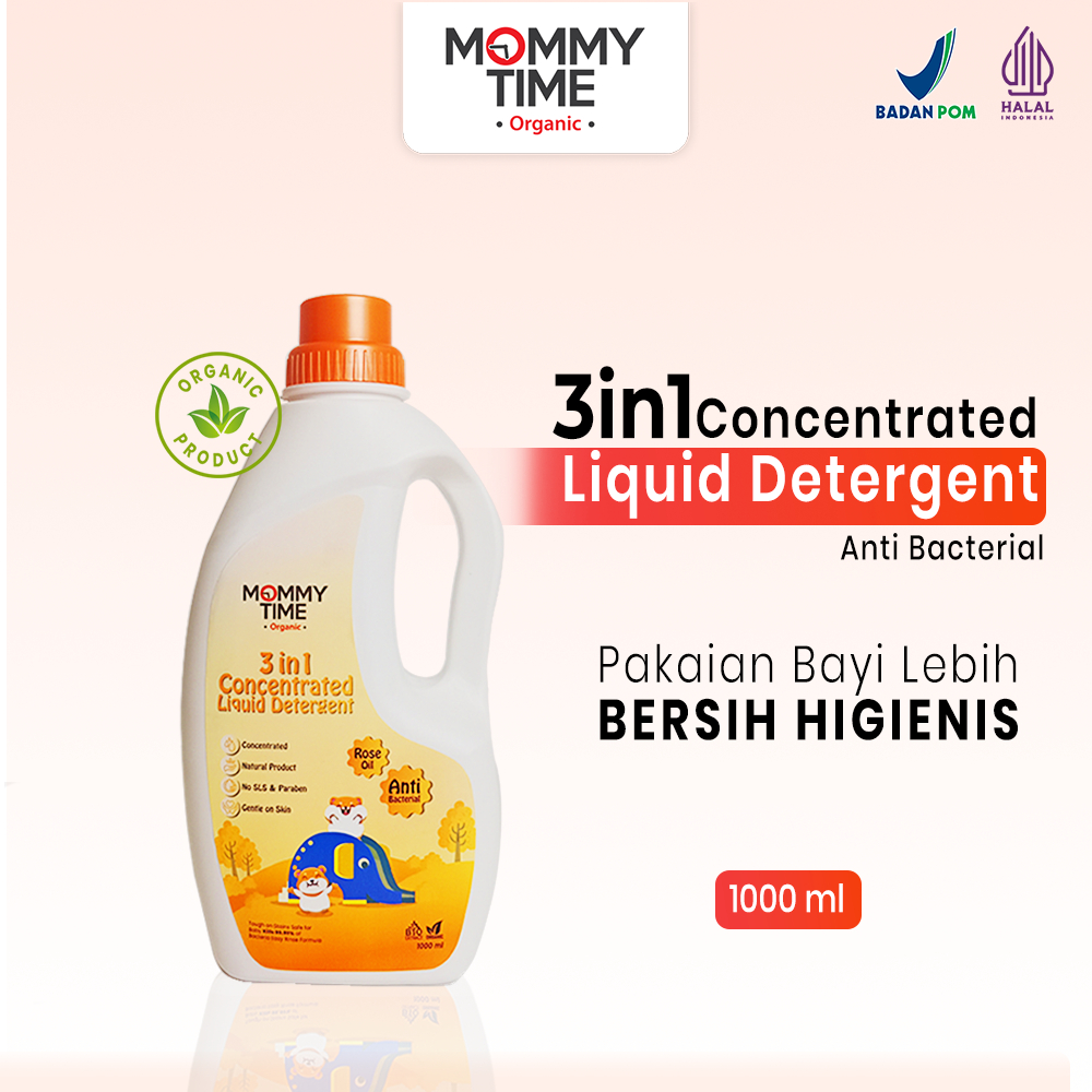 Jual Baby Laundry Detergent 3in1 Concentrated MOMMY TIME Sabun Deterjen ...