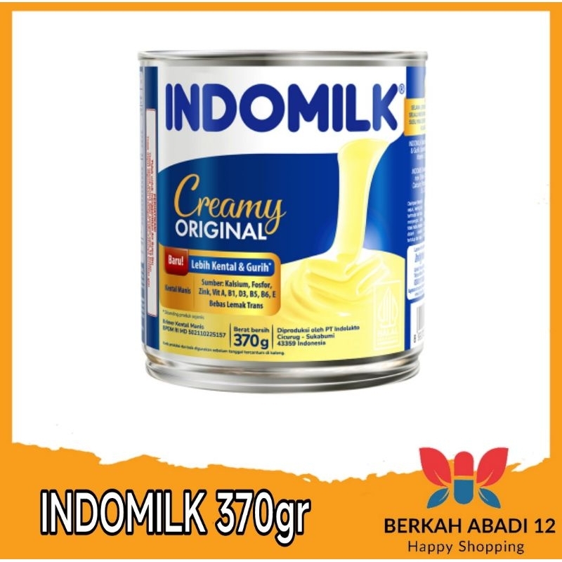 Jual INDOMILK susu kental manis 370 g indo milk skm 370g | Shopee Indonesia