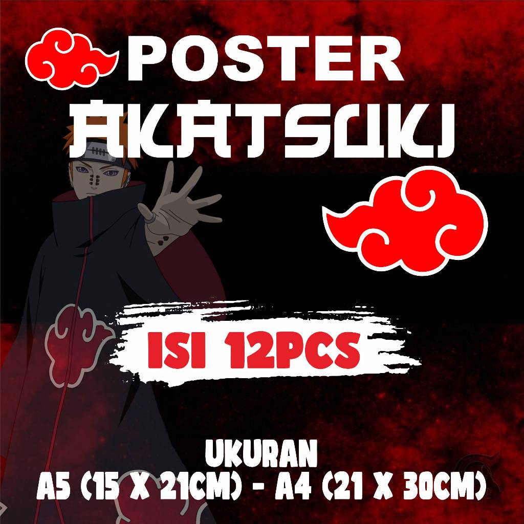 Jual POSTER AKATSUKI ALL MEMBER | Shopee Indonesia