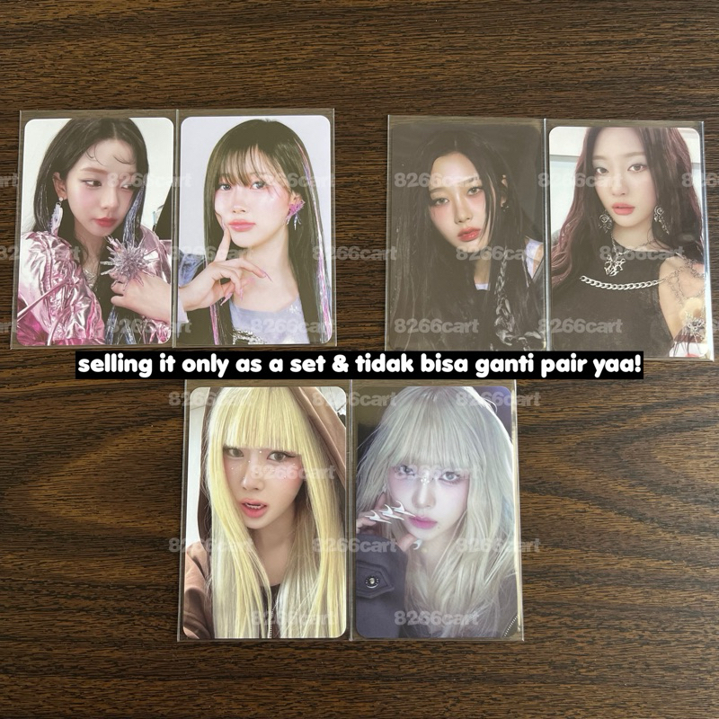 Jual aespa — karina, giselle, ningning armageddon tc trading card set pc photocard | Shopee ...