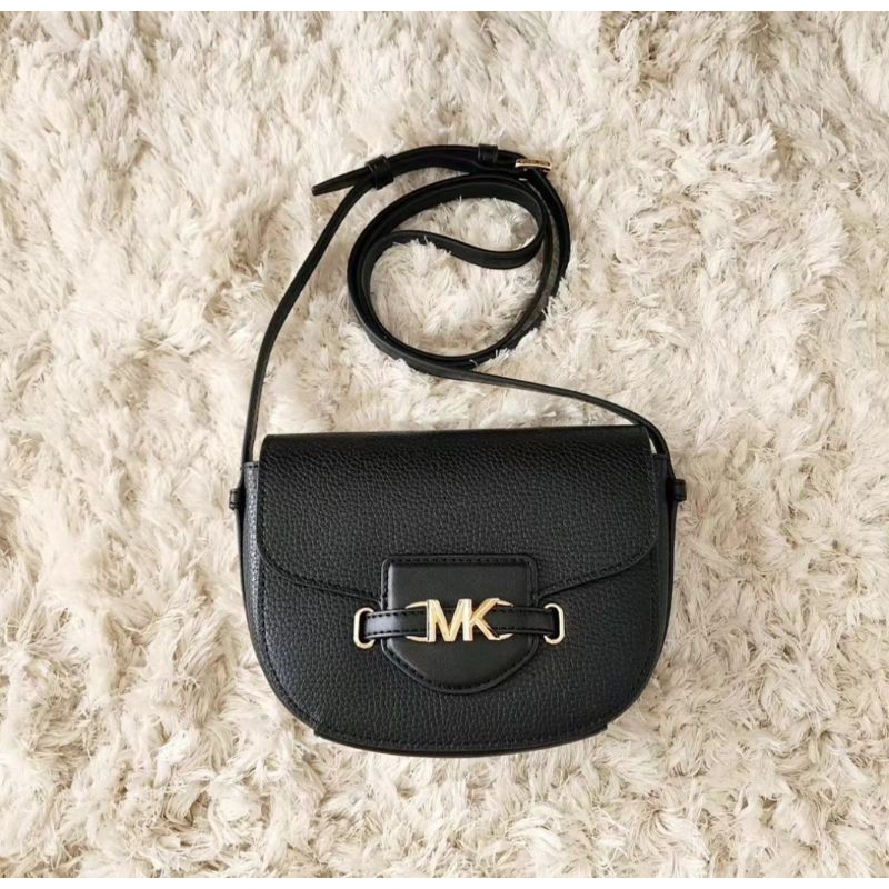 Jual new MK Reed saddle xbody black original bag | Shopee Indonesia