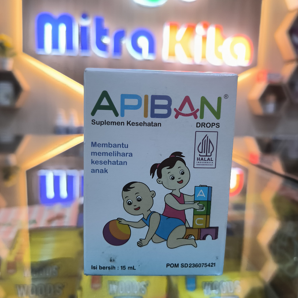 Jual APIBAN Drop 15ML / Suplemen Kesehatan Bayi & Anak Untuk Tubuh ...