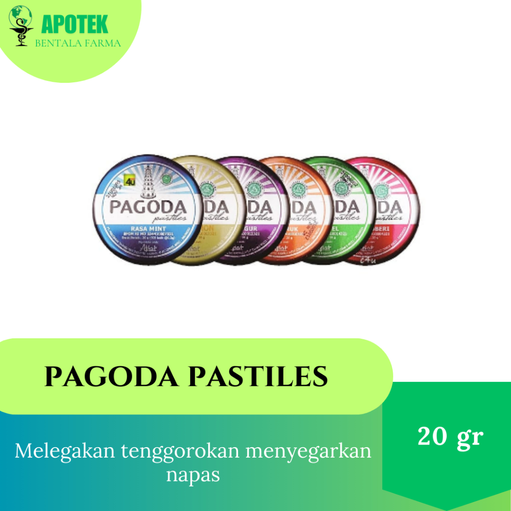Jual Pagoda Pastiles 20 gr Green Pagoda Rasa Jeruk 35 gr | Shopee Indonesia
